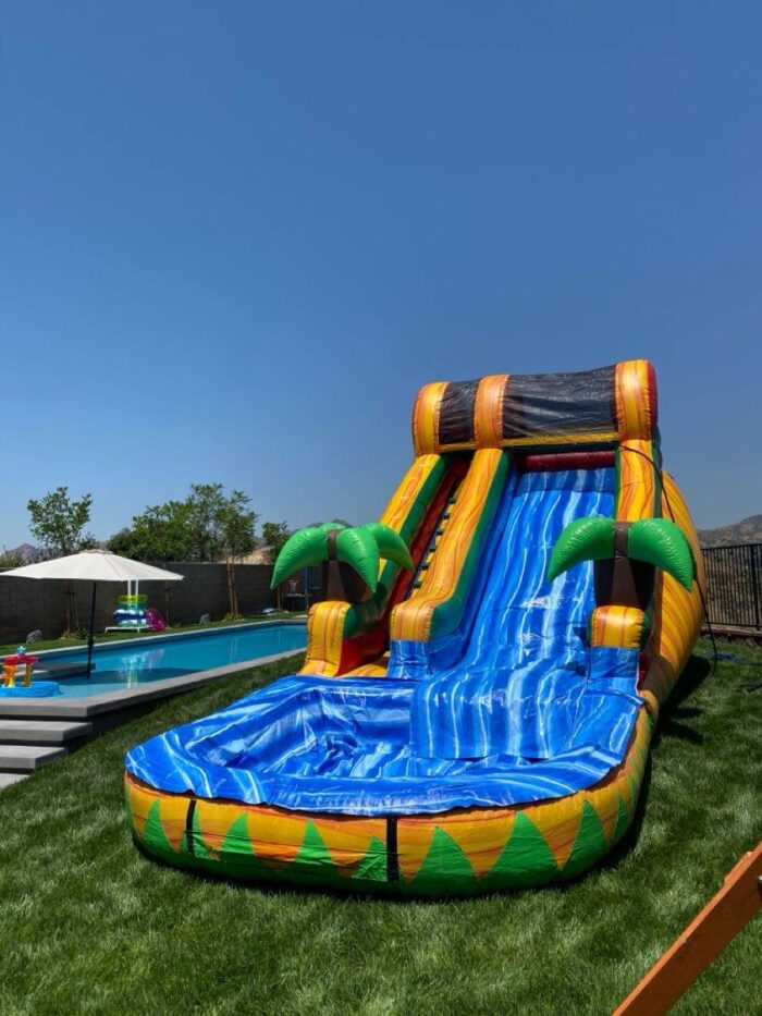 Yellow Splash Waterslide – DK Bounce and Slide Rentals